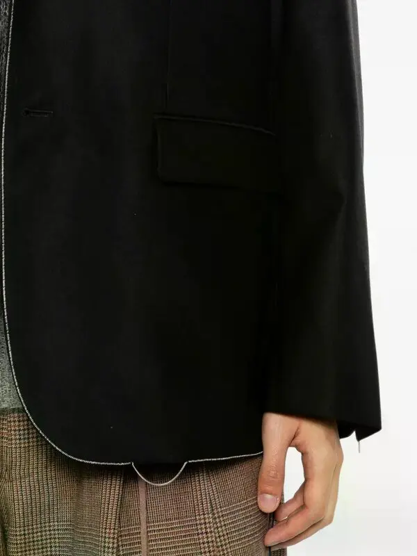 MASTERMIND WORLD Contrast-stitched Notched-lapel Jacket