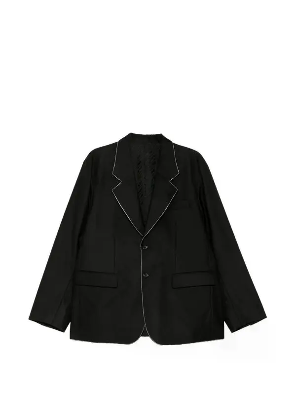 MASTERMIND WORLD Contrast-stitched Notched-lapel Jacket
