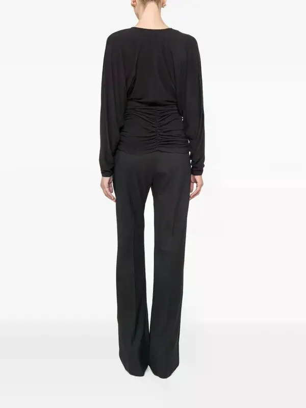 NISSA Draped Tencel™ And Wool Top