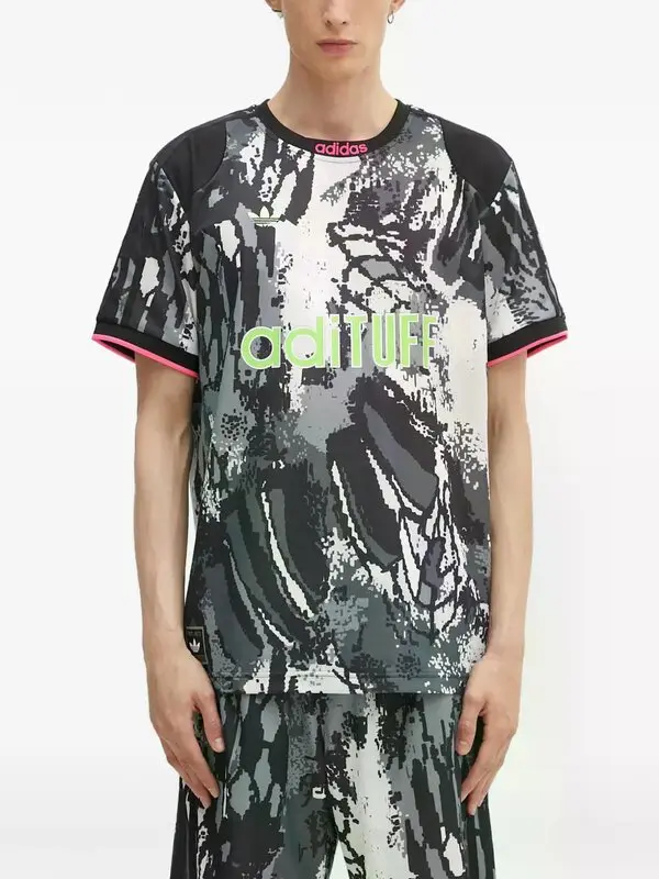Adidas Archive Aop T-shirt - Grey