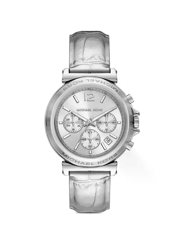 Michael Kors Maren Chronograph Watch - Silver