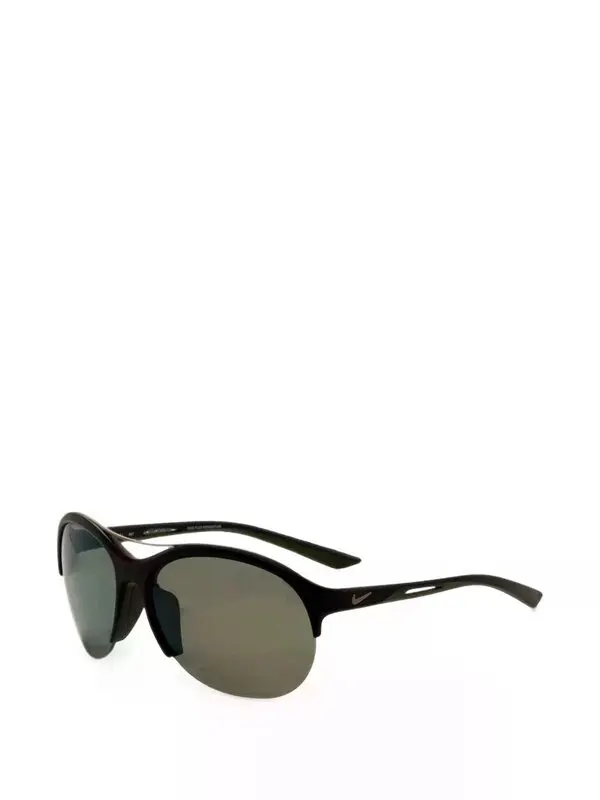 Nike Flex Momentum Round-frame Sunglasses - Black