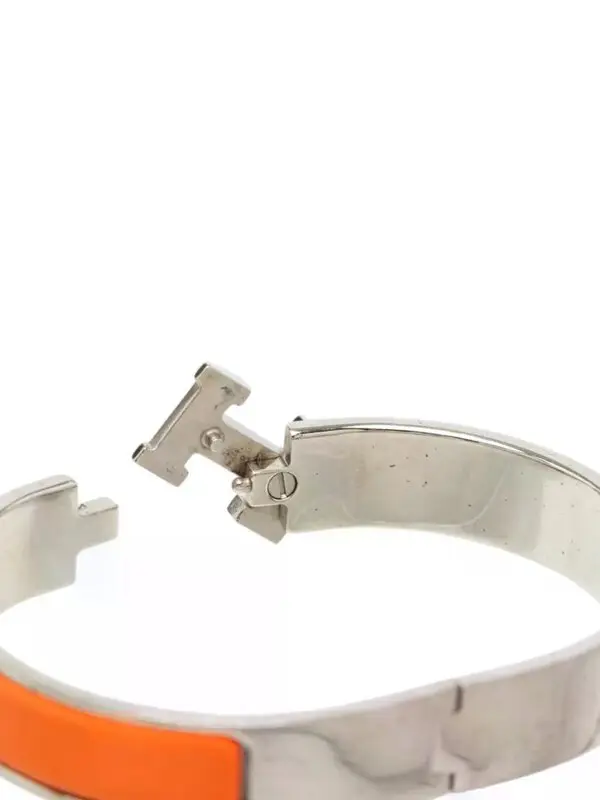 Hermès Enamel Clic H Bracelet Pm