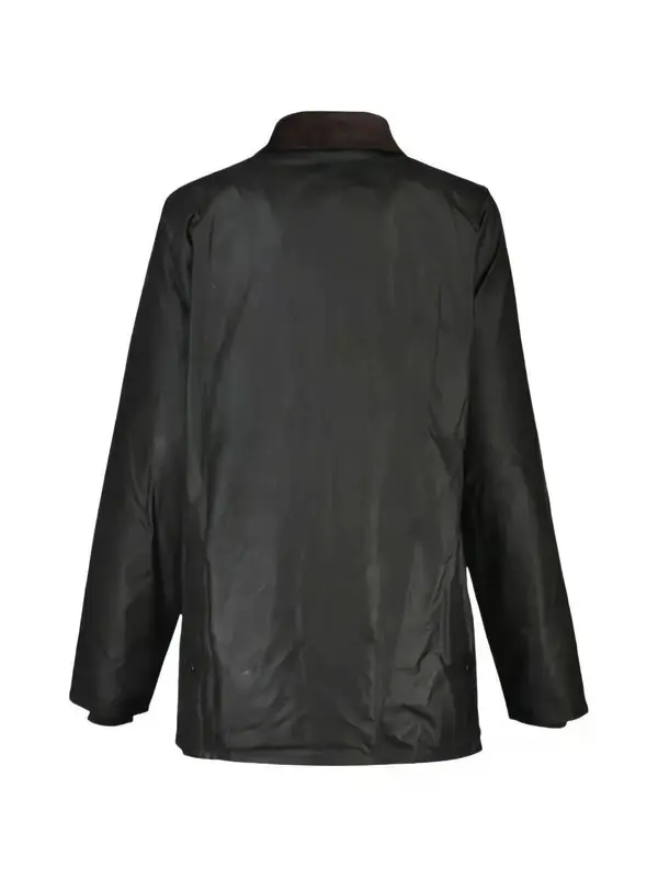 Barbour Corduroy-collar Waxed Jacket