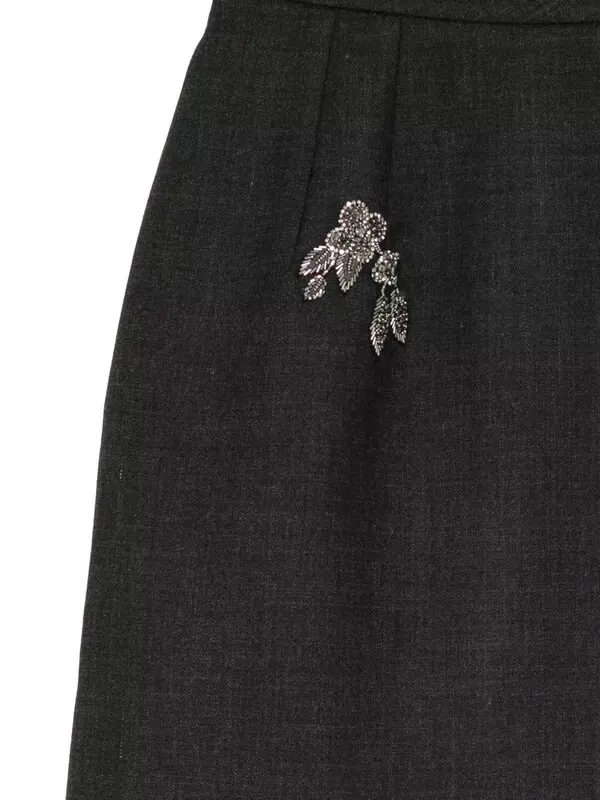 Dice Kayek Crystal-embellished Skirt
