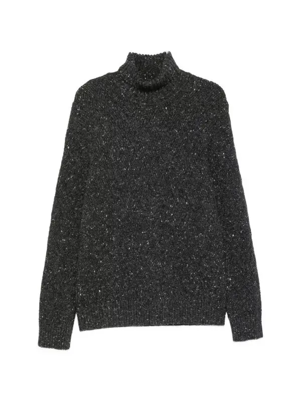 Eleventy Roll-neck Sweater - Grey