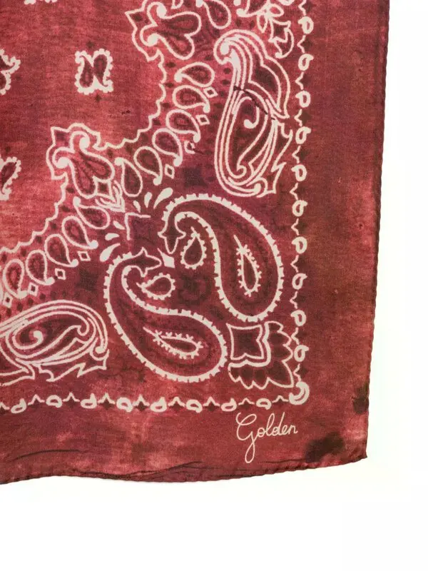 GOLDEN GOOSE Paisley-print Scarf