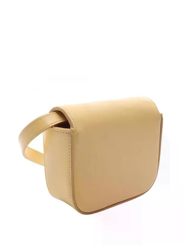 Celine 2010-2026 Mini Shiny Calfskin Triomphe Crossbody Bag