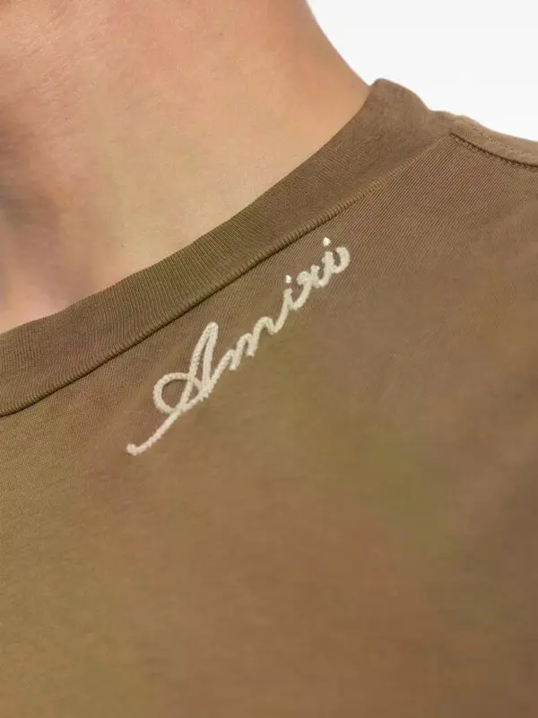 Amiri Logo-embroidered Long-sleeve T-shirt