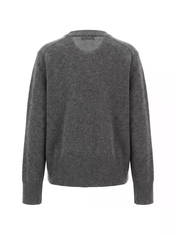 NOTSHY Ribbed-trim Cashmere Sweater - Grey