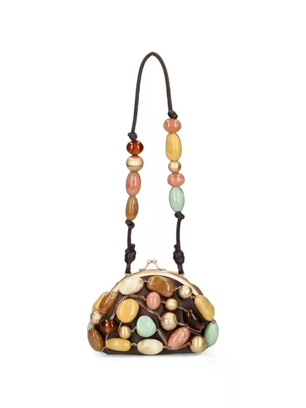Cult Gaia Mercier Mini Wristlet Shoulder Bag