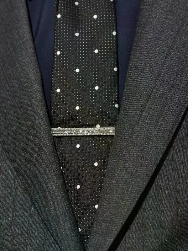 Dolce & Gabbana Crystal-embellished Chain-link Tie Clip