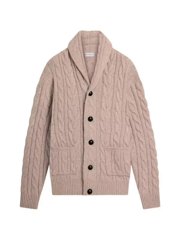 BALLANTYNE Cable-knit Wool Cardigan