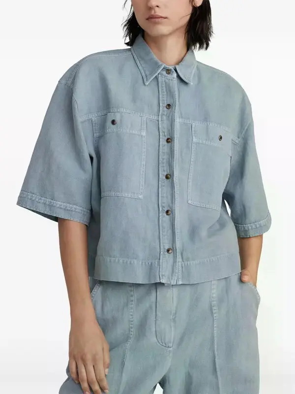 Brunello Cucinelli Cotton-linen Blend Shirt