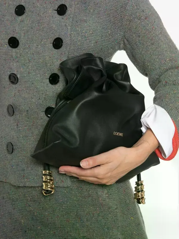 Loewe Medium Coil Flamenco Clutch In Nappa Calfskin