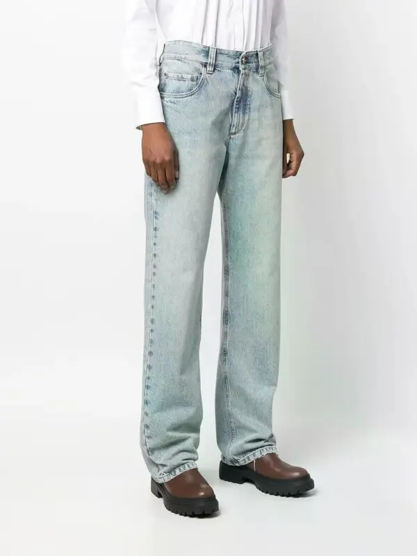 Brunello Cucinelli Straight-leg Stonewashed Jeans