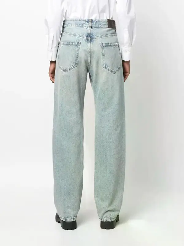 Brunello Cucinelli Straight-leg Stonewashed Jeans