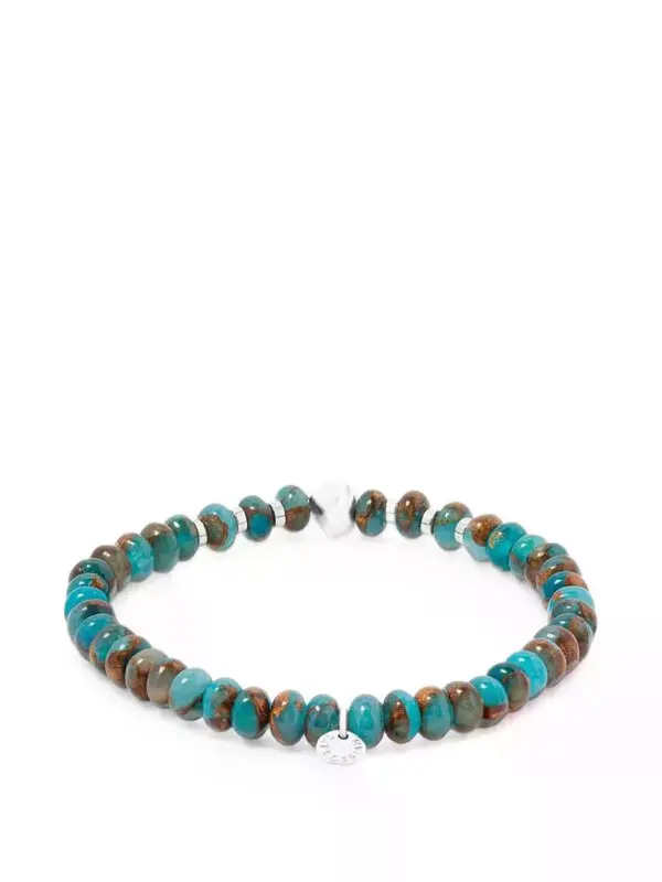 Tateossian Nepal Nugget Beaded Logo-charm Bracelets