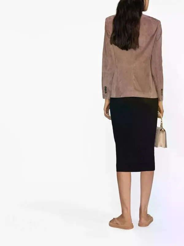 Brunello Cucinelli Single-breasted Suede Blazer