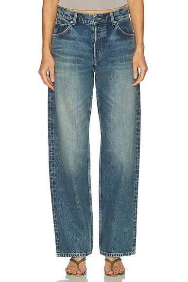 EB DENIM Mid Rise Baggy Jean