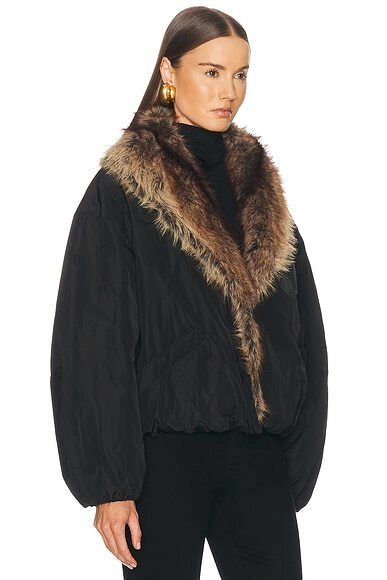Isabel Marant Étoile Charone Jacket With Faux Fur Trim