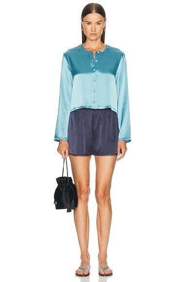 LESET Barb Crew Cardigan
