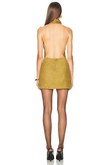 Retrofete Zoriel Suede Mini Dress