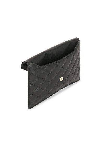 Saint Laurent Grain De Poudre Matelassé Pouch