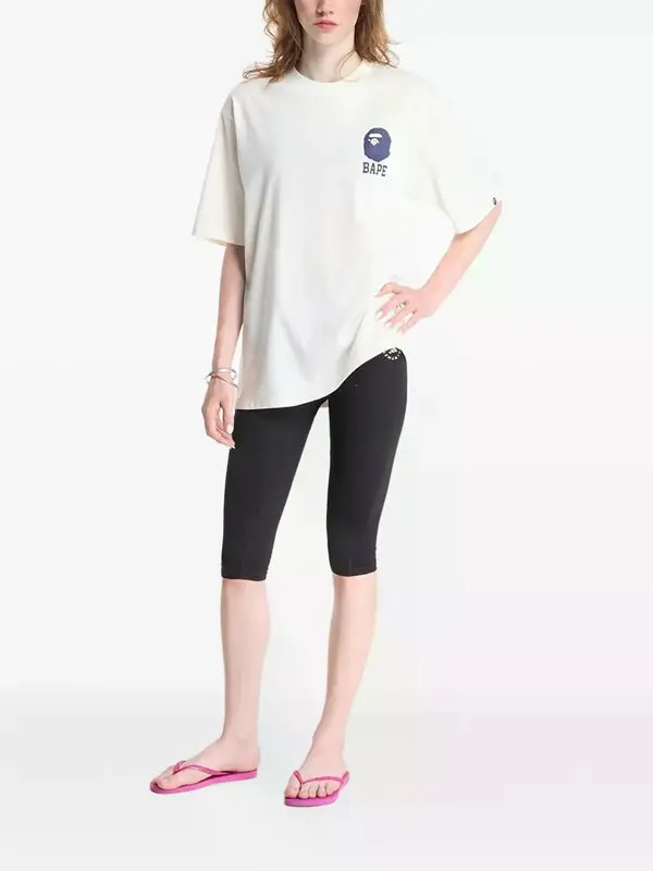 A BATHING APE Logo Print Relaxed Fit T-shirt