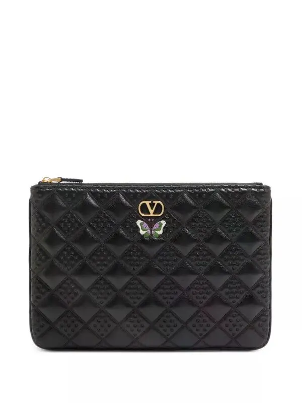 Valentino Garavani Flutterby Clutch - Black
