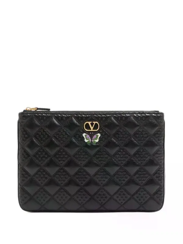 Valentino Garavani Flutterby Clutch - Black