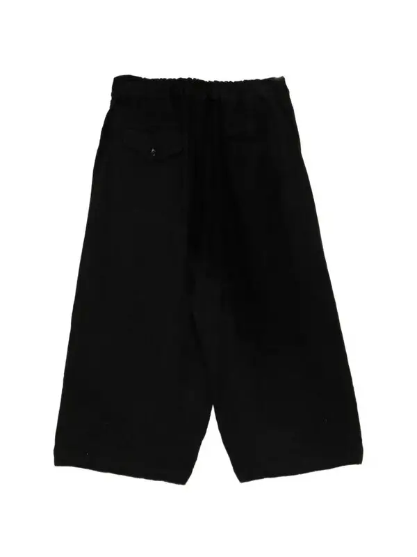 Comme Des Garçons Elasticated Cropped Trousers