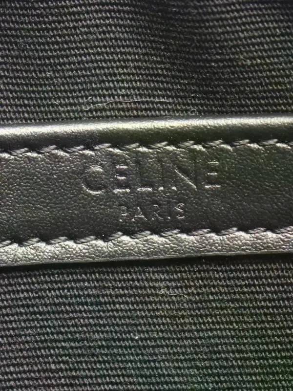 Celine 2010-2026 Medium Triomphe Coated Canvas Logo Crossbody Bag