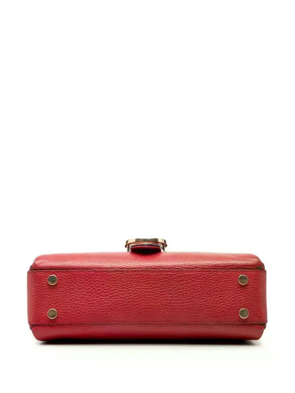 Gucci Small Calf Interlocking G Satchel