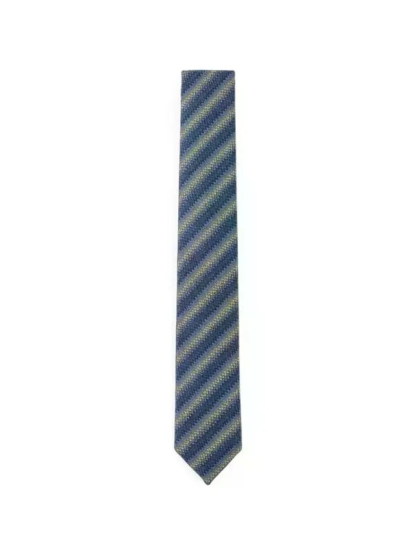 Missoni Zigzag-knit Silk Tie