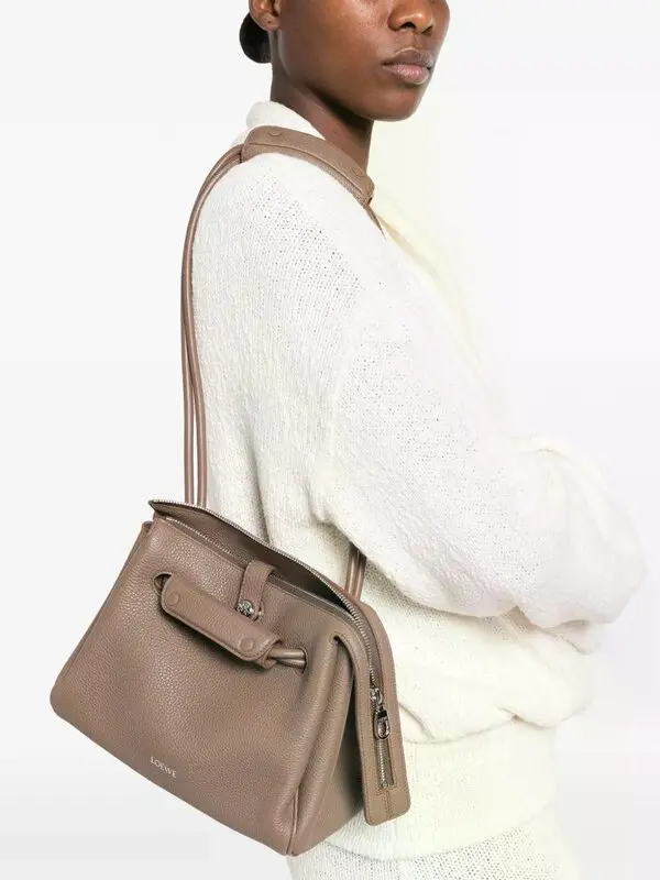 Loewe Small Madrid Shoulder Bag In Grained Calfskin
