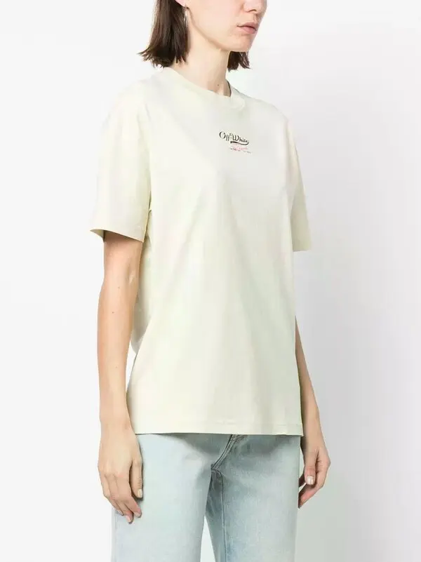 Off-White Organic Cotton Logo Print T-shirt