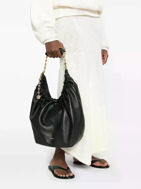 Loewe Medium Squeeze Shoulder Bag In Mellow Nappa Lambskin