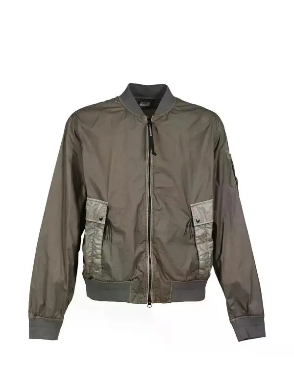 C.P. COMPANY Bi-tm Mixed Lens Bomber Jacket - Grey