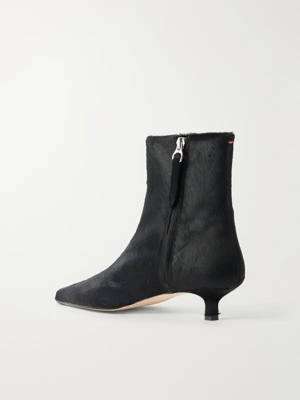 AeydĒ Sofia Calf Hair Ankle Boots