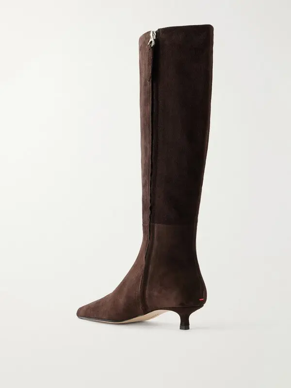 AeydĒ Sabrina 35 Suede Knee Boots