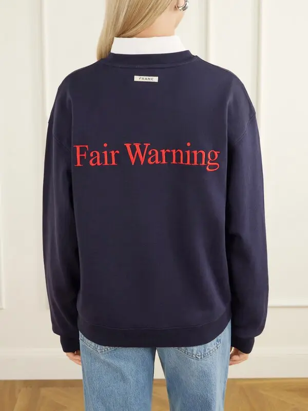 FRAME X Sotheby's Cotton Jersey Sweatshirt