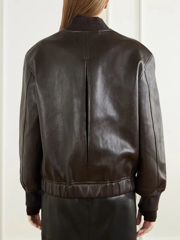 THE FRANKIE SHOP Alena' Coated Bomber Jacket