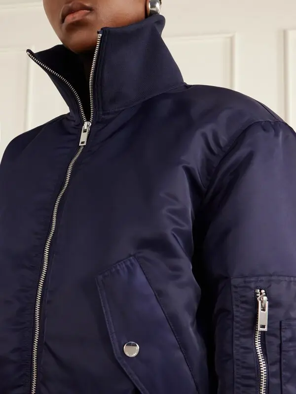 THE FRANKIE SHOP Storm' Satin Bomber Jacket