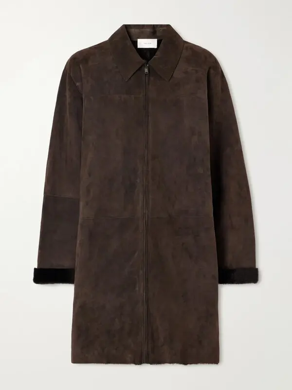 THE ROW Dakara Shearling Coat - Brown