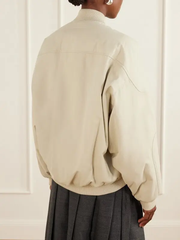 MAISON MARGIELA Embroidered Cotton Bomber Jacket