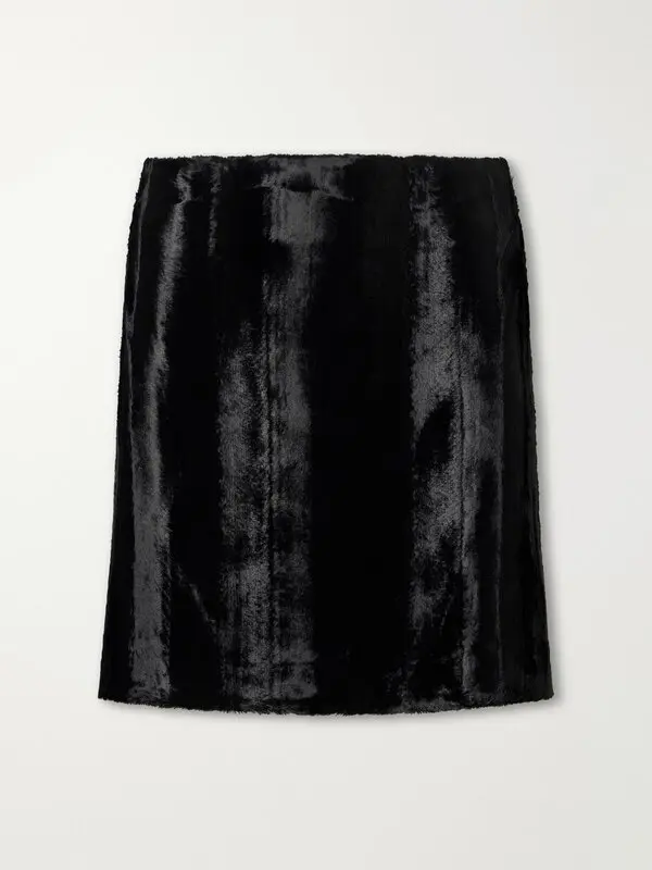 BLAZÉ MILANO Coci Plush Mini Skirt