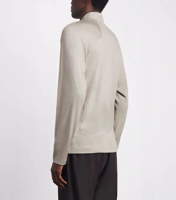 Sease Virgin Wool Quarter-zip Sweatshirt