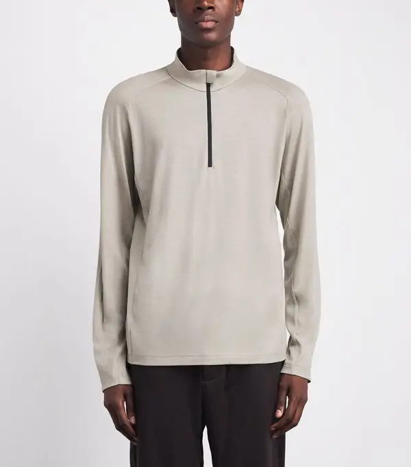 Sease Virgin Wool Quarter-zip Sweatshirt