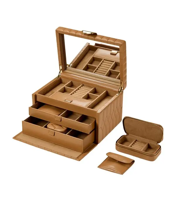 Wolf Medium Lauren Jewellery Box